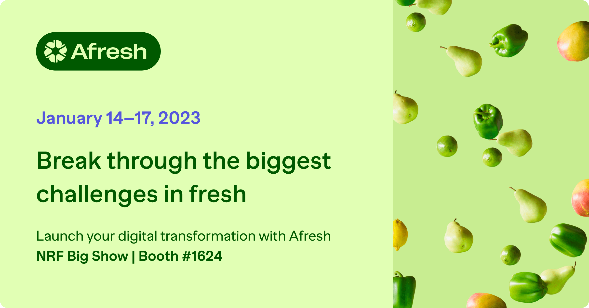 Connect with Afresh at NRF Big Show